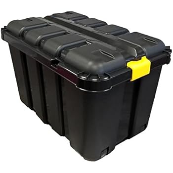 Heavy Duty Extra Long Mobile Plastic Storage Trunk Gear Box with Pull ...