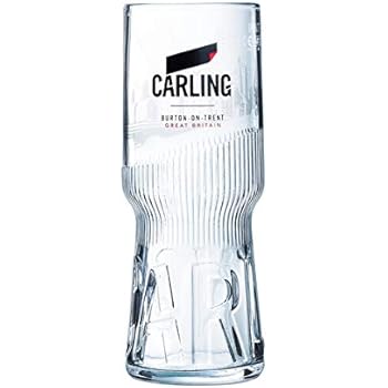 Carling Pint Glasses CE 20oz / 568ml - Set of 4 | Branded Carling ...