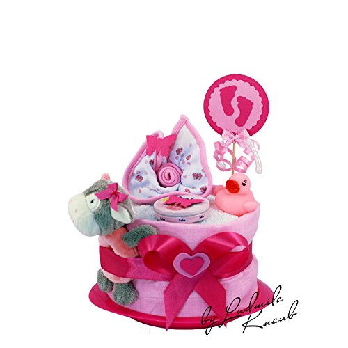 Verkauf Windeltorte / Pamperstorte > Babygeschenk für Mädchen in ...
