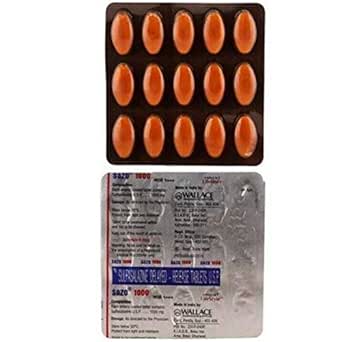 Sazo 1000 - Strip of 15 Tablets : Amazon.in: Health & Personal Care