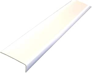 Unequal White Plastic PVC Corner 90 Degree 2.5 Meters Trim Wall Corner ...