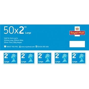 15 x 2nd Class Large Letter Stamps Self-Adhesive: Amazon.co.uk: Office ...