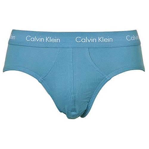 Calvin Klein 3-Pack Mens Coloured Briefs, Royal Blue / Dusty Blue ...