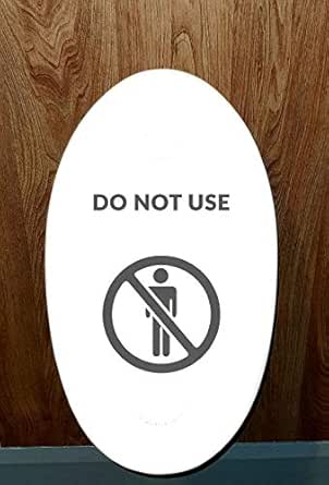 Urinal Cover Wrap- 'DO NOT USE' out of order cover 100m roll - Single ...