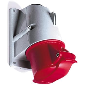 MK Commando K9766 Angled Socket Outlet 32 Amp 3P+N+E 380-415 Volt (IP67 ...