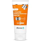 The Derma Co C-Cinamide Sunscreen Aqua Gel SPF 50 PA++++ | With Vitamin ...