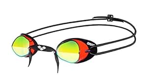 Arena Swedix Mirror Goggles - Red/Yellow/Black: Amazon.co.uk: Sports ...