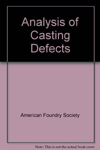 Amazon.in: Buy Analysis of Casting Defects Book Online at Low Prices in ...