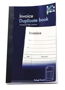 Anker International Stationary "1-80" Invoice Duplicate Book: Amazon.co ...