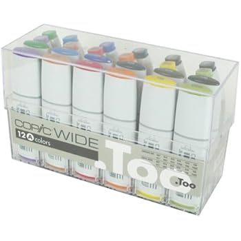 Copic Wide Marker Set A mit Nachfülltinte 12 Stück: Amazon.de ...
