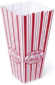 dotcomgiftshop Reusable Plastic Popcorn Holder: Amazon.co.uk: Kitchen ...