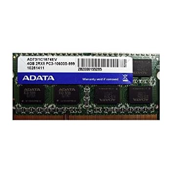 Barrette Mémoire RAM Sodimm 4Go DDR3 PC3-10600S Adata AD73I1C1674EV CL9: Amazon.fr: High-tech