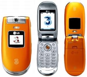 LG U300C / U300 colour Orange Flip 3G unlocked to all networks mobile ...