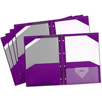 Corporate & Presentation White Gloss Presentation Folders A4 Size (Pack ...