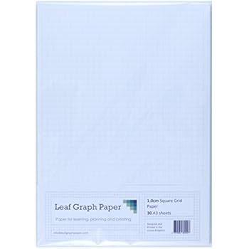 A3 Isometric Graph Paper 10mm 1cm - 30 Loose-Leaf Sheets - Grey Grid ...