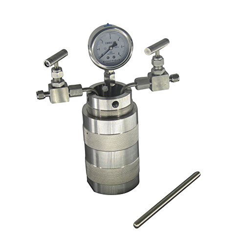 Buy 200ml Hydrothermal synthesis Autoclave Reactor vessel + inlet ...