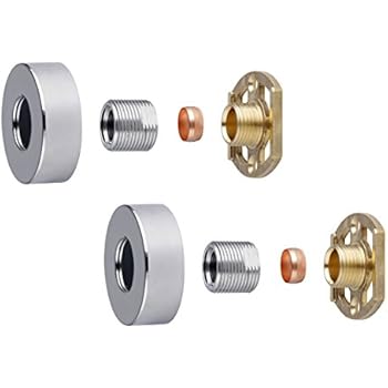 Exposed Shower Fixing Bracket Plate Thermostatic Mixer Bar Valve Wall ...