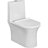 Hindware One-piece Tozzo Floor Mount Western Commode for Bathroom ...