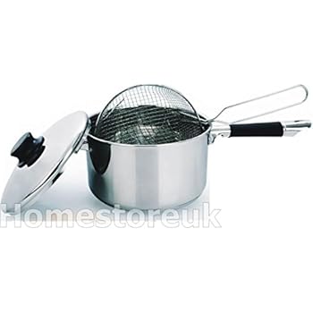 Stainless Steel Chip Pan: Amazon.co.uk: Kitchen & Home