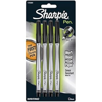 Sharpie 1751000 Stainless Steel Fine Point Refill, Black: Amazon.co.uk ...