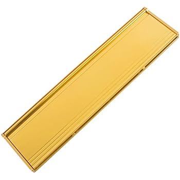 Letter Box Cover with Brush & Flap for Internal OR External Use - Gold ...
