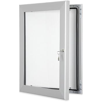 A1 (8xA4) External Lockable Notice Board (not pinnable) with Waterproof ...