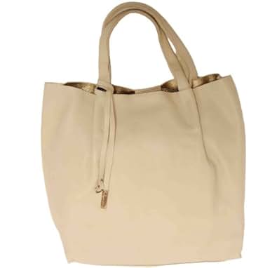 Cream Designer Leather Handbags | semashow.com
