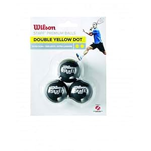 Wilson Staff Red Dot Squash Balls - Pack of 3: Amazon.co.uk: Sports ...