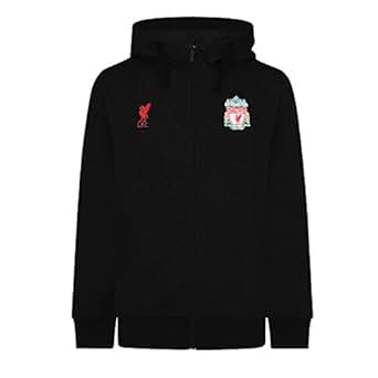 Liverpool FC Official Football Gift Mens Fleece Zip Hoody: Amazon.co.uk ...