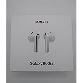 Samsung Galaxy Buds3, Silver, Wireless Bluetooth Earbuds with Adaptive EQ/ANC, Hi-Fi Sound, 360 ...
