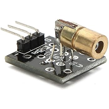 Aihasd KY-008 650nm 5V Capteur Laser Module pour Arduino: Amazon.fr ...