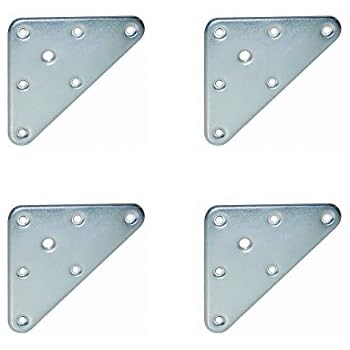 M8 Triangular Furniture ( Rounded Corners) Fixing Plates Flat Design ...