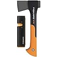 Fiskars Set Universalaxt X7-XS, Mit Axt- und Messerschärfer, Länge: 35 ...