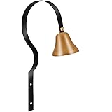 Traditional Brass Shop Door Bell on Black Spring : Amazon.co.uk: DIY ...