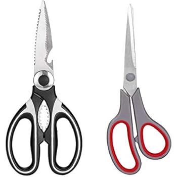 KitchenCraft 3-Piece Kitchen Scissors Set and Storage Block: Amazon.co ...