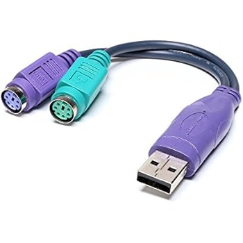 Adapter PS/2 an USB, für Maus / Tastatur: Amazon.de: Computer & Zubehör