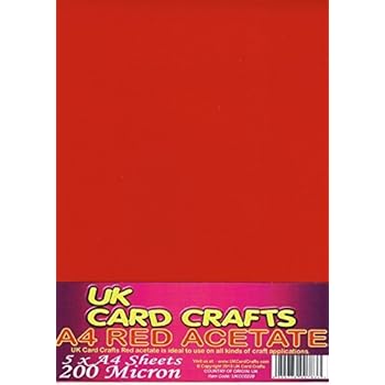 Acetate Sheets A4 OHP Coloured Acetate Clear Film Overhead Projector ...