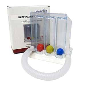 3 Ball Breathing Lung exerciser/ 3 Ball Incentive Spirometer: Amazon.co ...