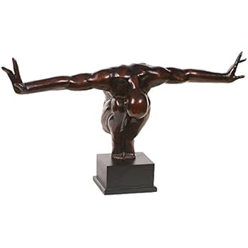 Olympic Man Outstretched Arms Statue: Amazon.co.uk: Kitchen & Home