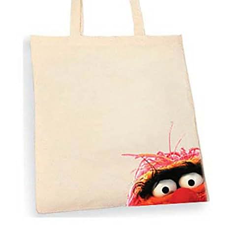 The Muppets Animal Tote bag. Beige cotton bag, Cotton Tote Bag, Can be ...