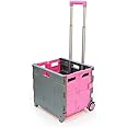 25kg Folding Shopping Trolley Storage Boot Cart Box | Collapsible ...