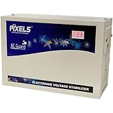 Pixels PIX 04 150D Smart, 1.5 Ton AC Voltage STABILIZER (Ivory, Blue ...