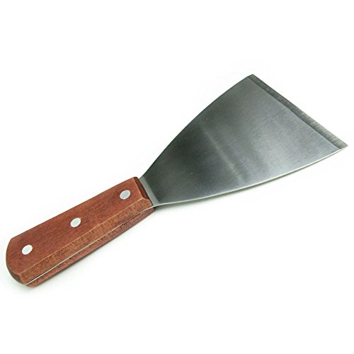 Grill Scraper Griddle Scraper Angle-Slanted Stainless Steel Blade ...