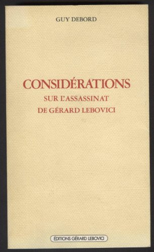 critiquesLibres.com : Considérations sur l'assassinat de Gérard ...