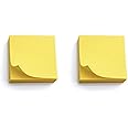 ODDY Super Sticky Notes, Yellow Colour (3"x 3",Pack of 2, 160 Sheets ...