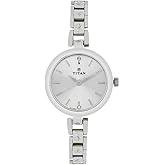 Titan Quartz Analog Silver Dial Metal Strap Watch for Women-NN2598YM02 ...