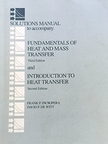 Buy Introduction to Heat Transfer: Solutions Manual Book Online at Low ...