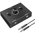 3.5mm Audio Switcher, 2 Input 1 Output/1 Input 2 Output Audio Splitter Switcher, Audio Switcher ...