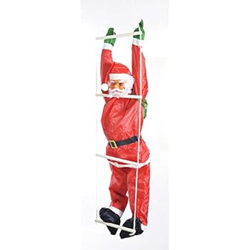 CLIMBING SANTA WITH ROPE LADDER, AVAILABLE IN 2 SIZES - 1.2m (4ft) & 0 ...