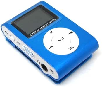 4GB BLUE MP3 USB ATLANTIC CLIP LCD SCREEN MP3 PLAYER: Amazon.co.uk ...